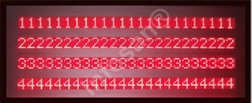 Fabrika uyarı ve bilgilendirme panoları, Endüstriyel LED'li mesaj ...